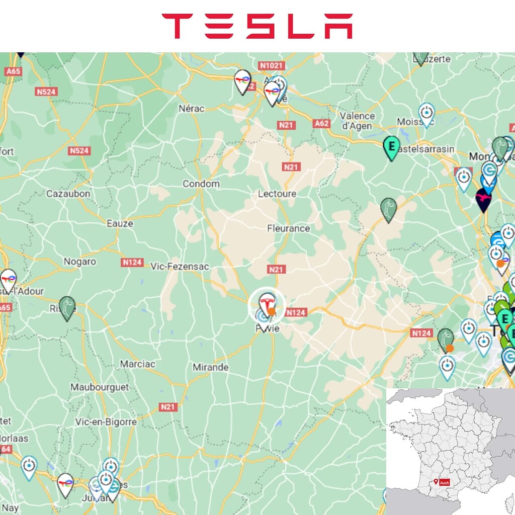 Supercharger - Auch, France - Supercharger Updates - forum.supercharge.info